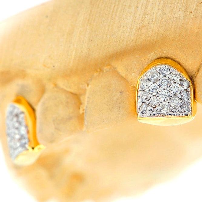 2 PRONG SET CUSTOM COLOR DIAMOND TEETH – Johnny Dang & Co