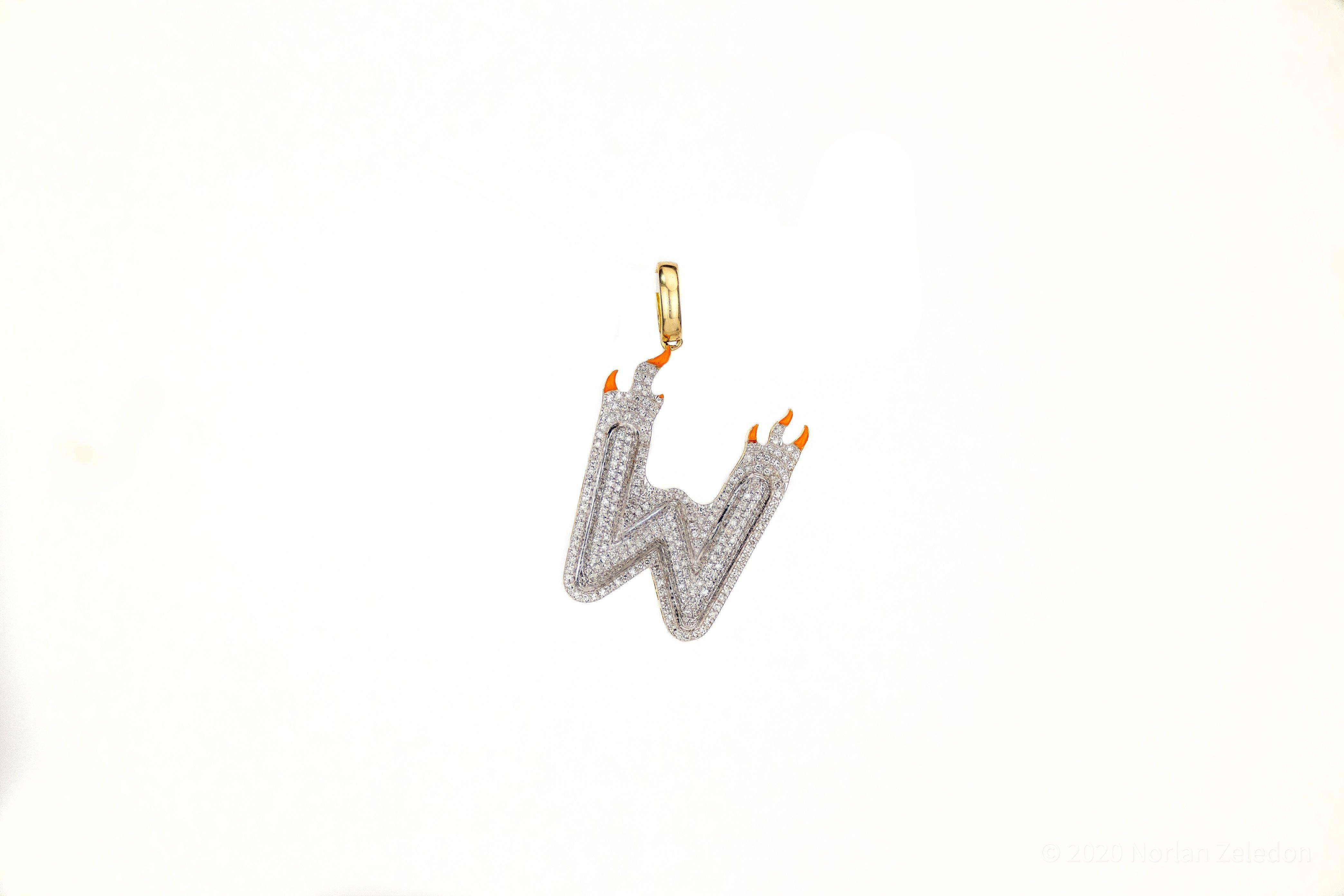 SI Custom Letter Type 10 Pendant – Johnny Dang & Co